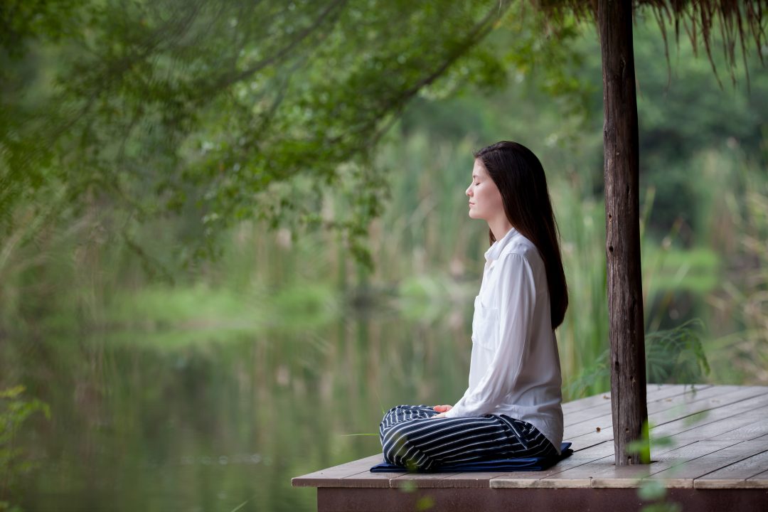 Chinese girl meditate - Heal SVT Naturally